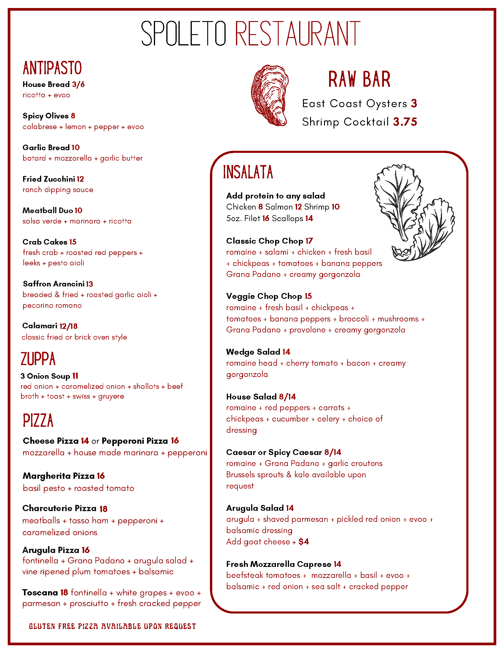Spoleto Restaurant - Northampton, Massachusetts
