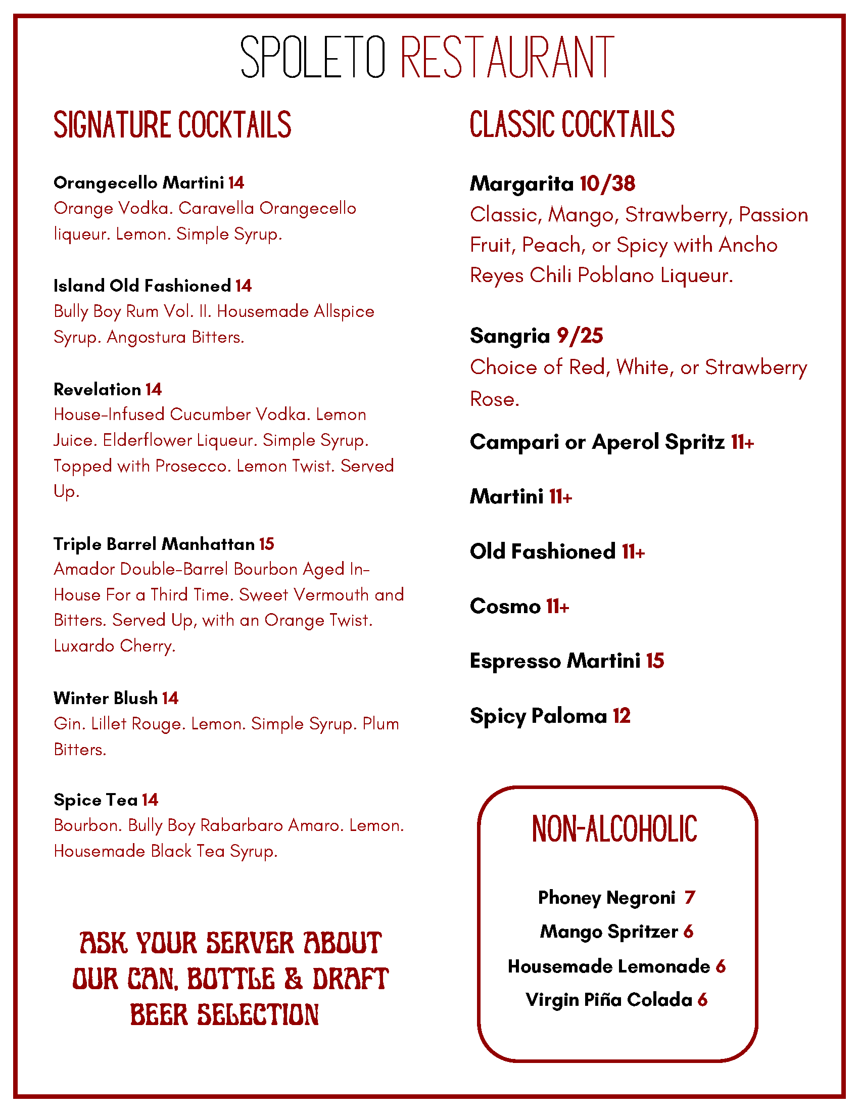 Spoleto Restaurant - Northampton, Massachusetts